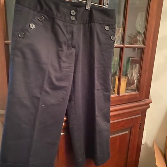 Liquid | Pants & Jumpsuits | Liquid Black Cropped Pants | Poshmark